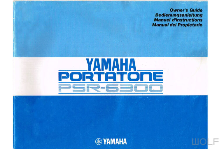 Yamaha Portatone PSR-6300 Keyboard (1986) | Wolf Review