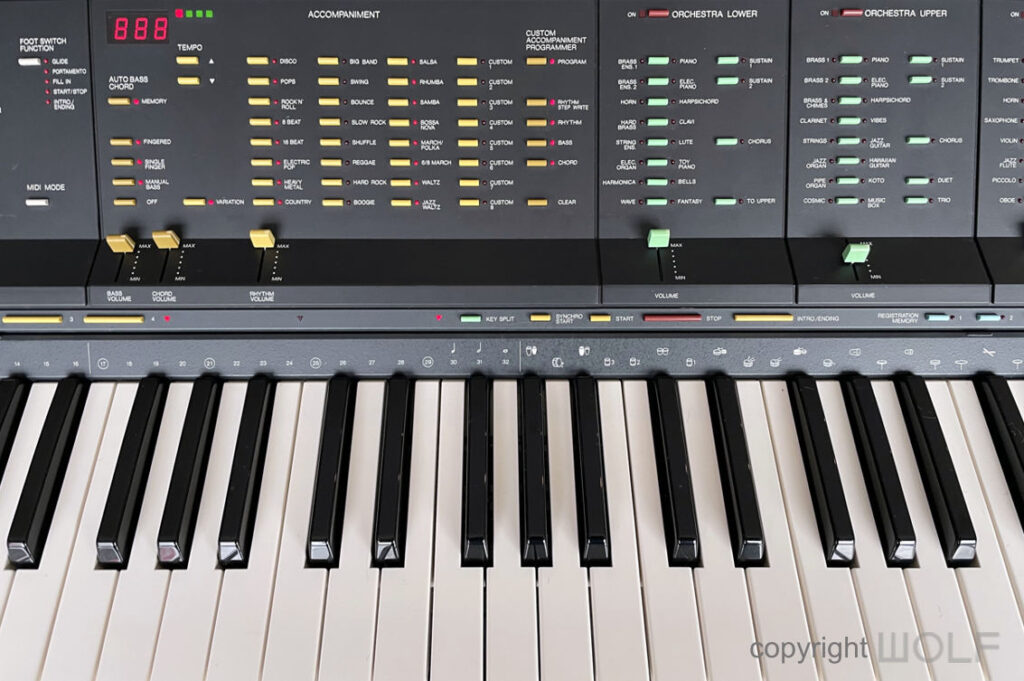 Yamaha Portatone PSR-6300 Keyboard (1986) | Wolf Review