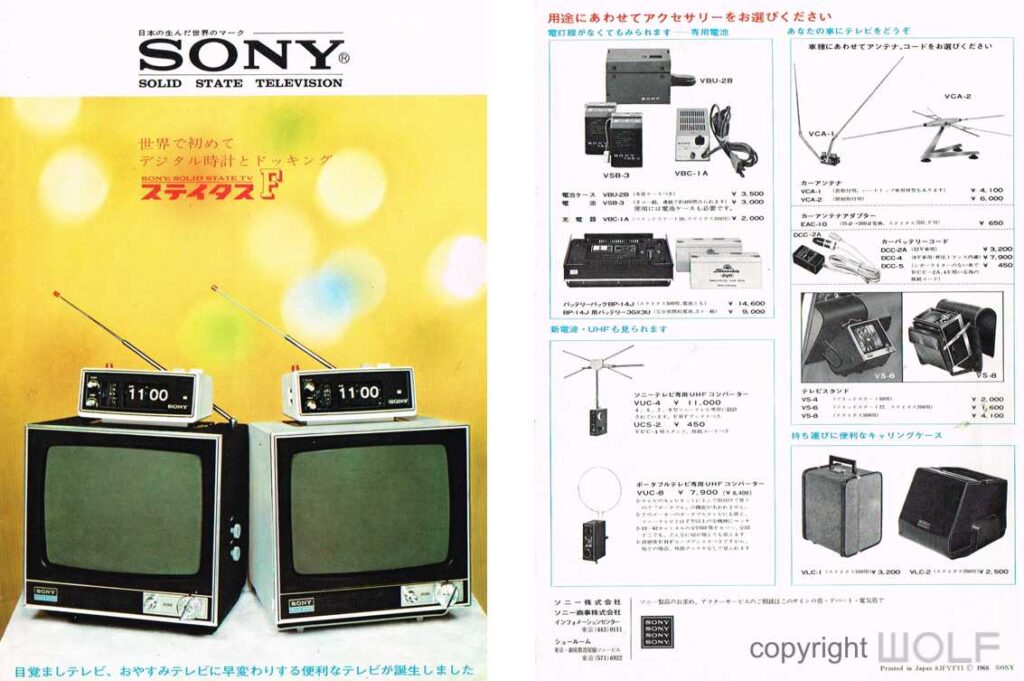 Sony TV-110VZ Portable TV (1971) | Wolf Review