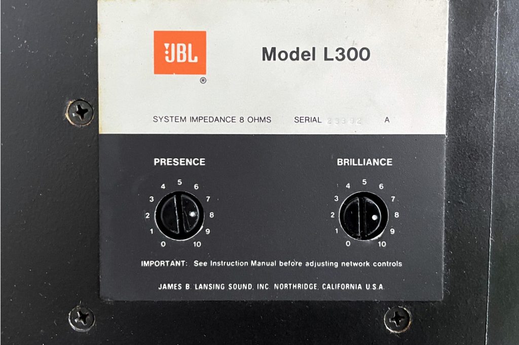 JBL-L300 Summit speakers (1975) | Wolf Review